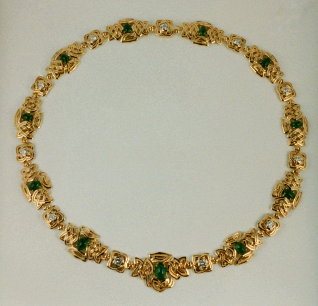 Celtic emerald choker is one of my all time favorite pieces.