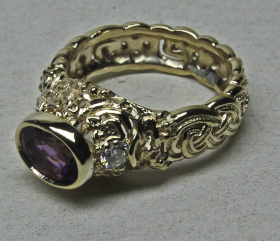 Celtic Zoomorphic Cats Ring - Postgate Celtic Jewelry Scottish Jewelry ...