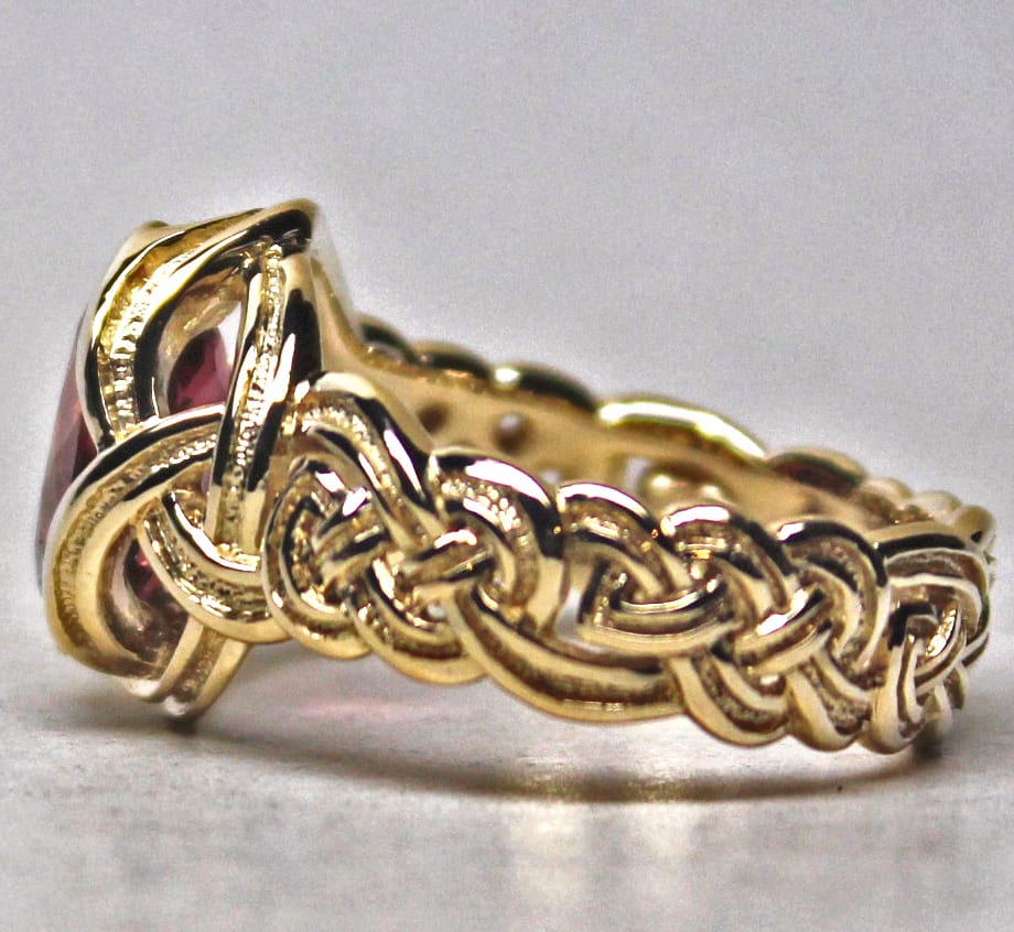 Ceylon Sapphire Celtic Ring - Postgate Celtic Jewelry Scottish Jewelry ...