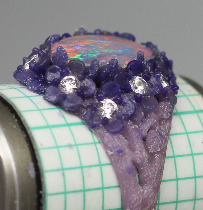 Waxes: Creating an original wax.The primary way we make our jewelry.